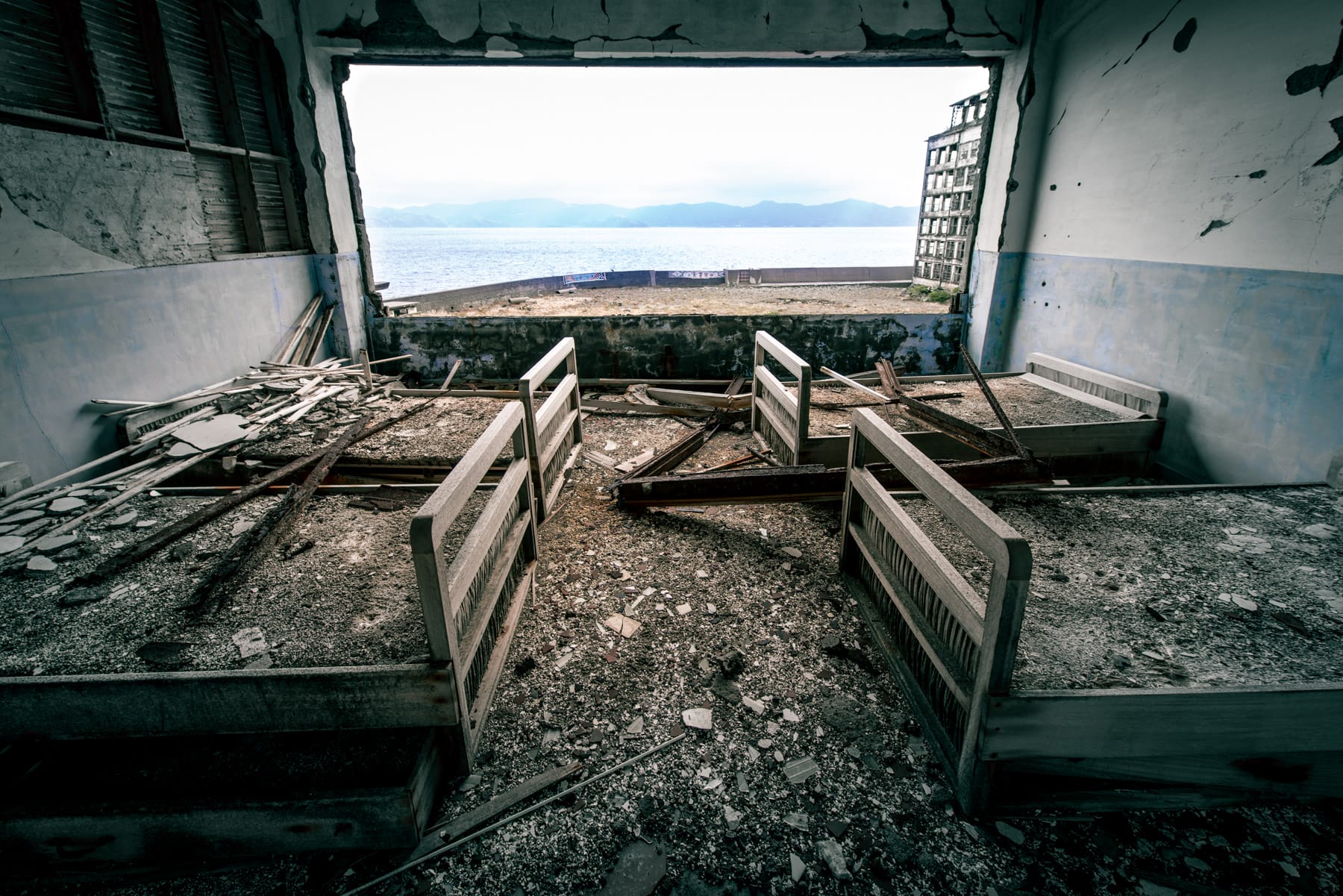 Gunkanjima: Hospital | Haikyo: Abandoned Japan